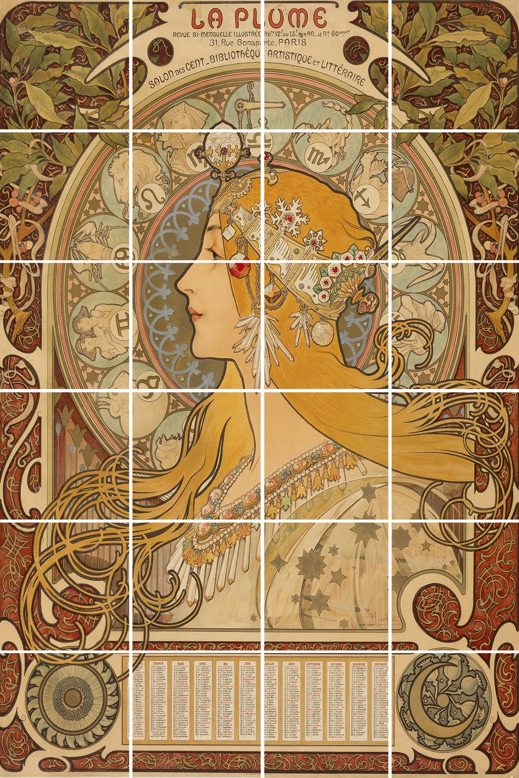 Alphonse Mucha Murals/Mosaics – Tilesquare
